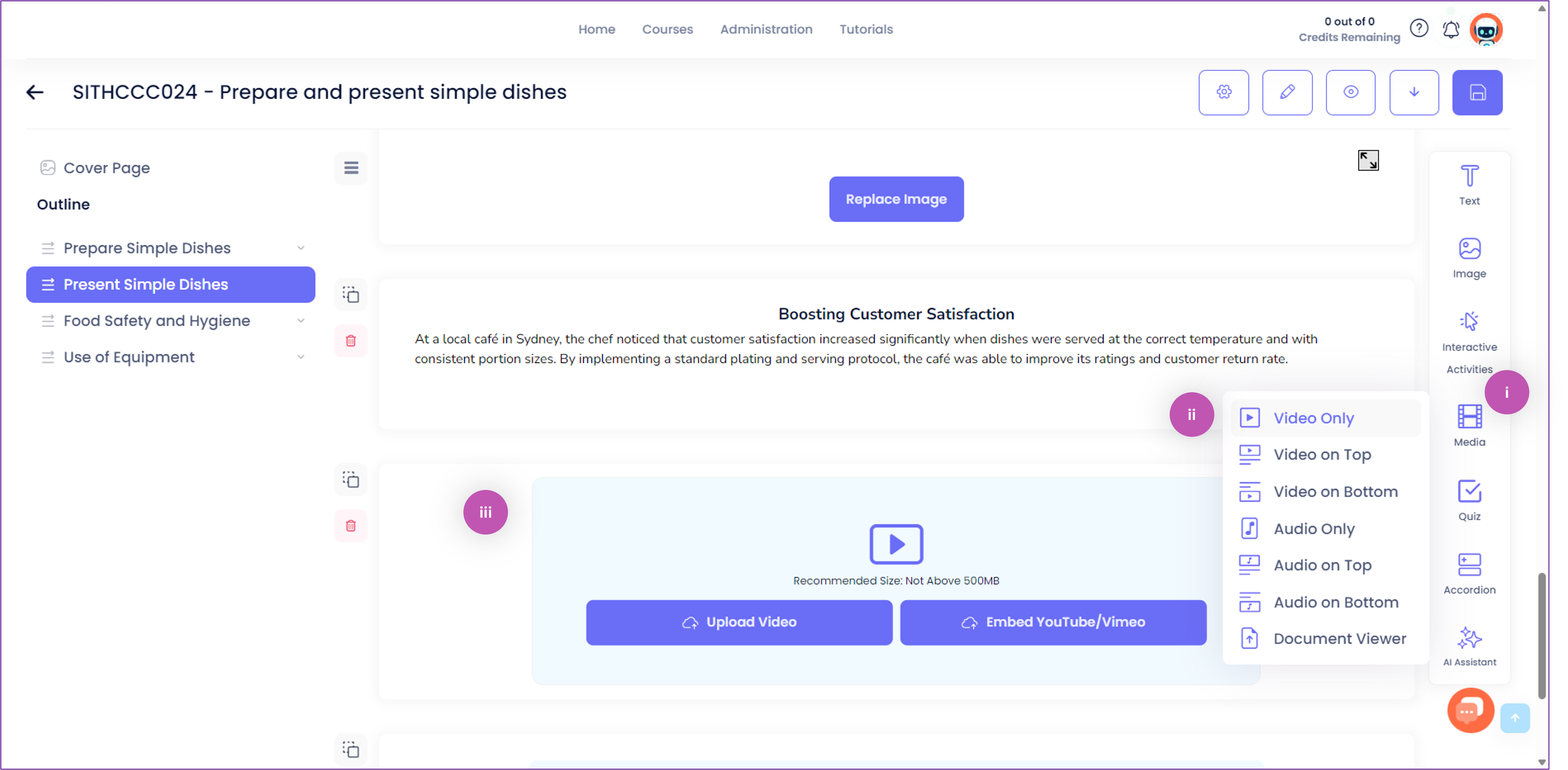 How to Edit a Course