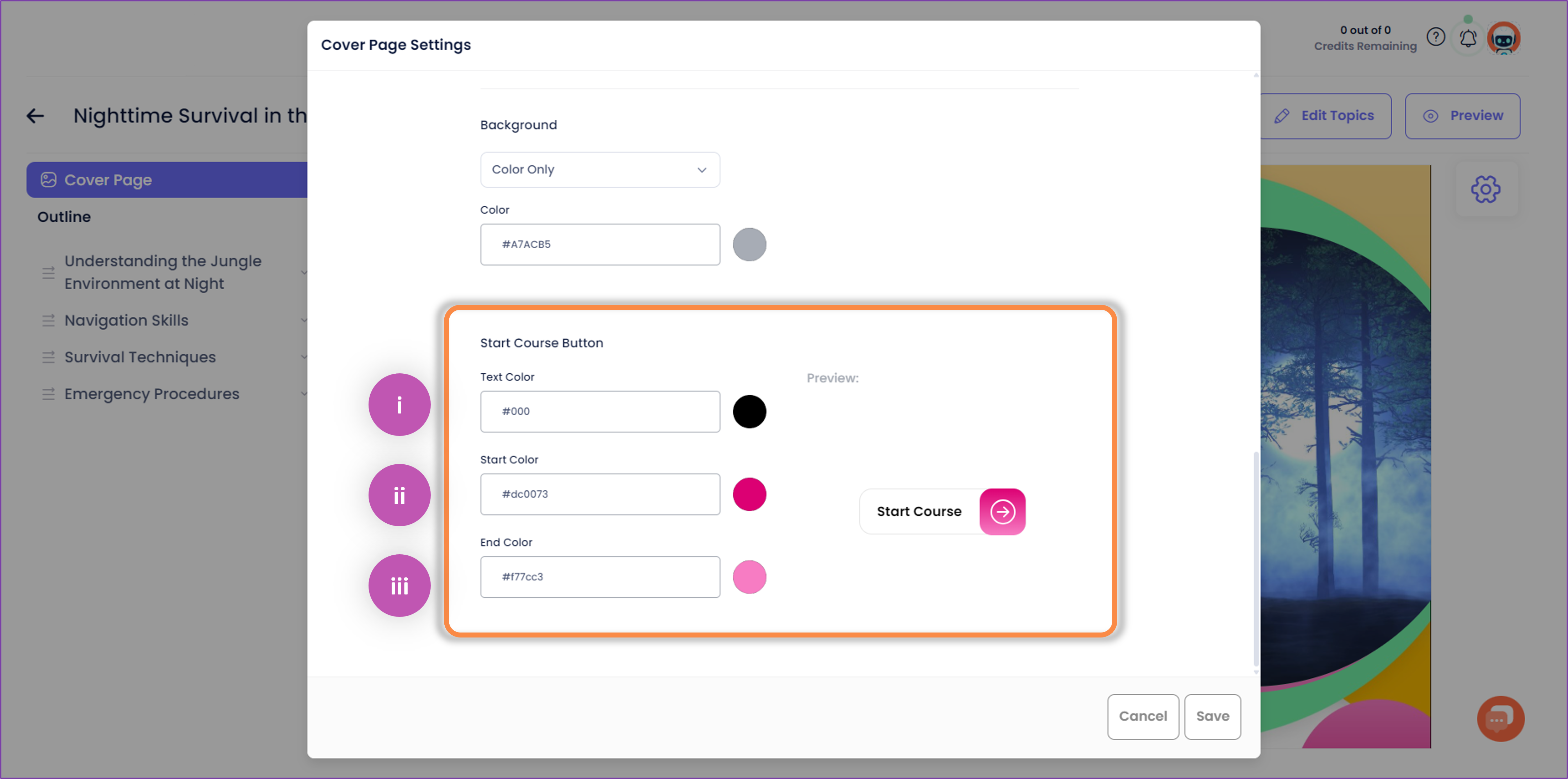 How to Edit a Course